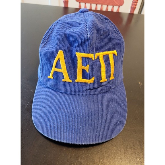 Accessories | Vintage Aepi Hat Fraternity Blue Corduroy Alpha Epsilon ...